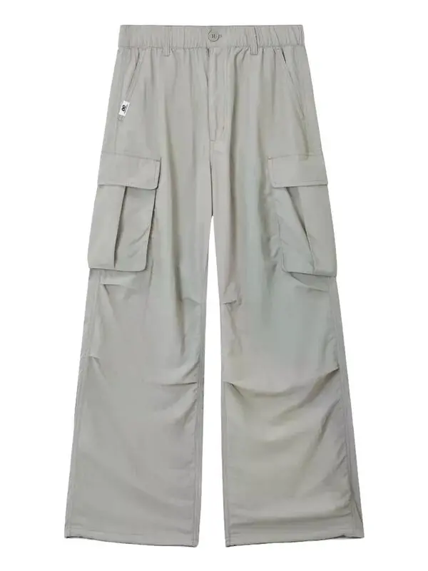 CHOCOOLATE Wide-leg Cargo Pants - Neutrals