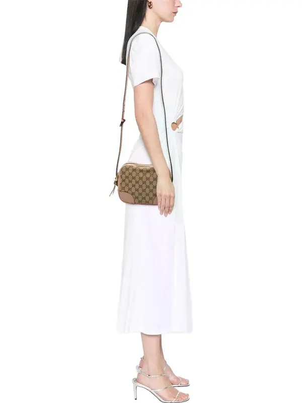 Gucci 2000-2015 Gg Canvas Bree Crossbody Bag - Neutrals