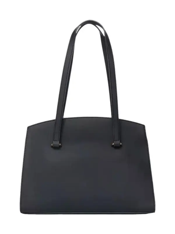 Moschino Logo-plaque Shoulder Bag - Black