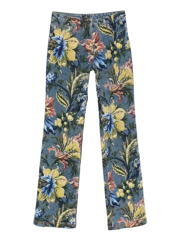Etro Denim Straight-leg Jeans - Blue