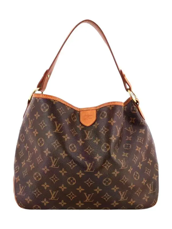 LOUIS VUITTON Delightful Handbag Monogram Canvas Pm Hobo Bag - Brown