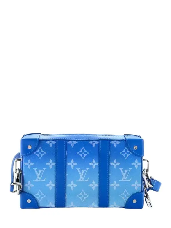 LOUIS VUITTON Soft Trunk Wallet Limited Edition Monogram Clouds Crossbody Bag - Blue