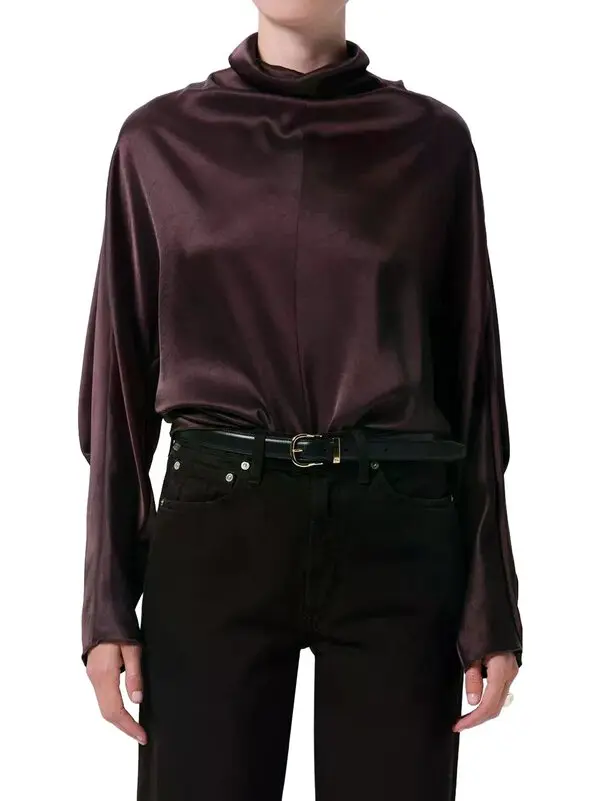 Citizens Of Humanity Ilaria Draped Top - Brown