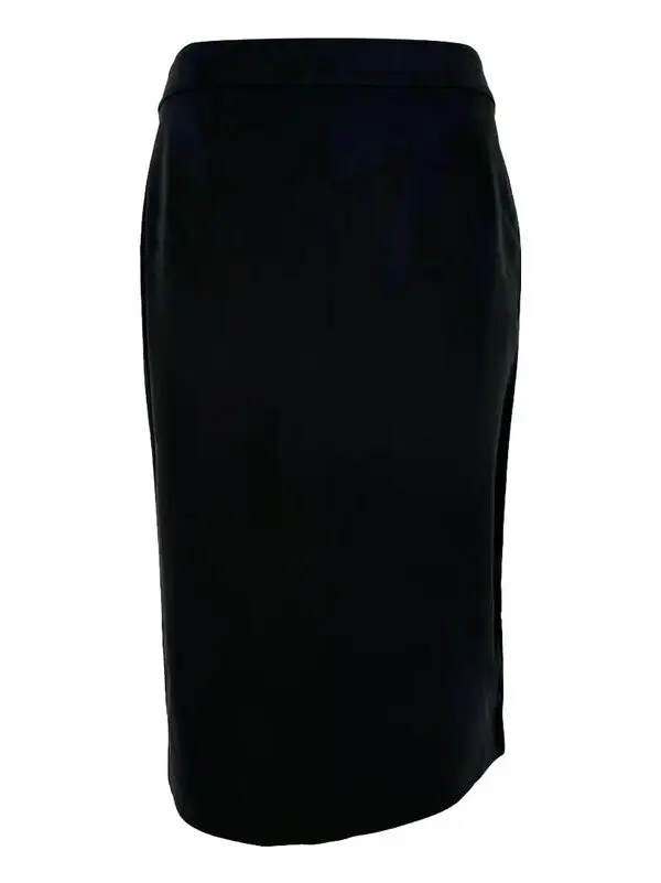 Giorgio Armani 2020 Pencil Midi Skirt - Black