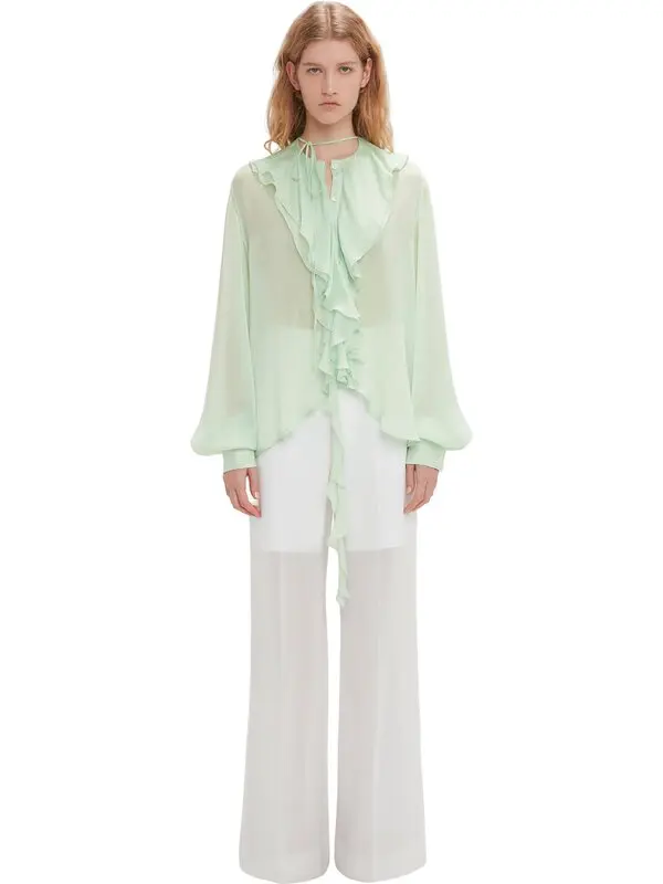 Victoria Beckham Romantic Blouse - Jade