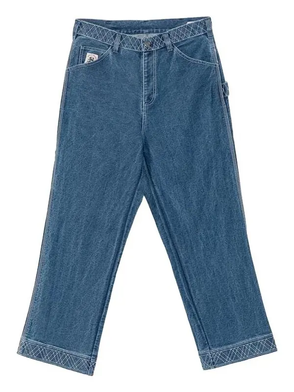 BODE Denim Regular & Straight-leg Jeans - Blue