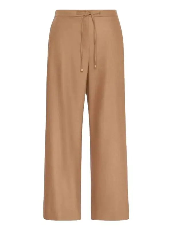 Max Mara Trousers Straight Trousers - Brown