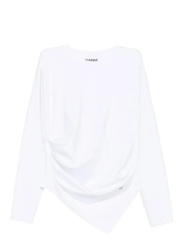 GANNI Tops T-shirts & Jerseys - White