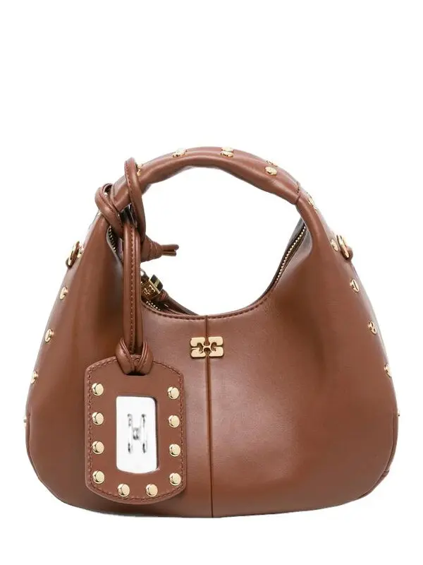 GANNI Tote Bags - Brown