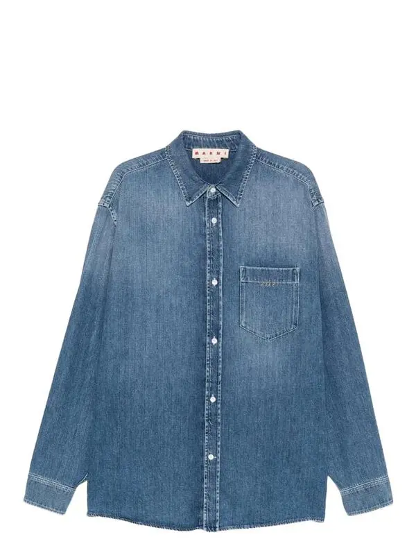 Marni Jackets Shirt Jackets - Blue