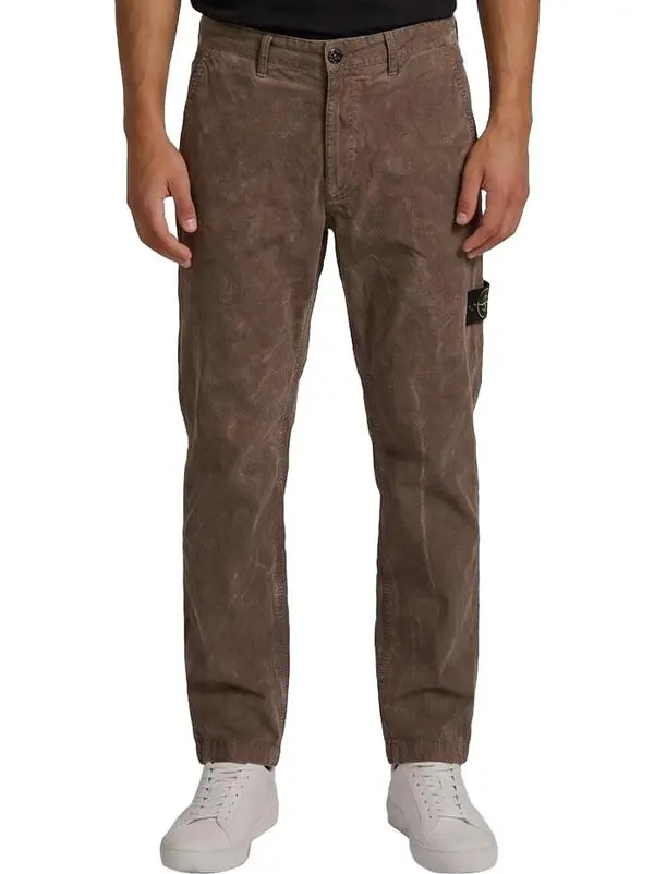 Stone Island Trousers Regular & Straight-leg Trousers - Brown