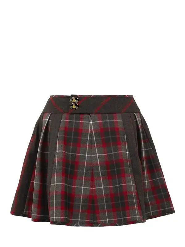 VIVIENNE WESTWOOD Grey Skirts Pleated Skirts - Gray