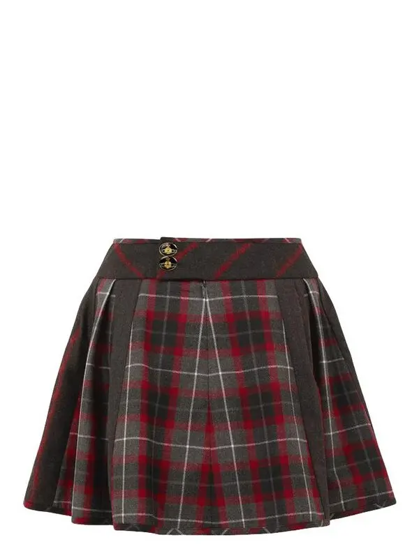 VIVIENNE WESTWOOD Red Skirts Pleated Skirts - Gray