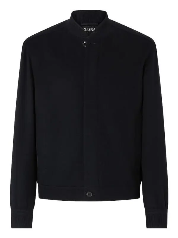 Zegna Jackets Bomber Jackets - Blue