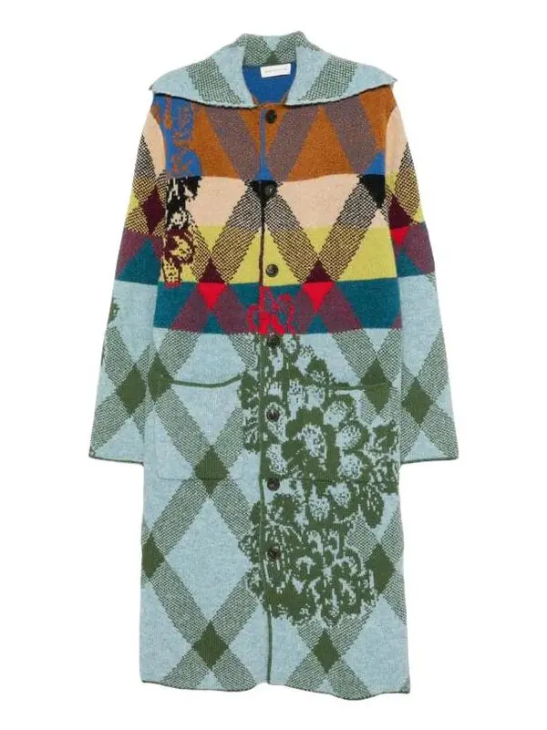 Dries Van Noten Coats Peacoats - Blue