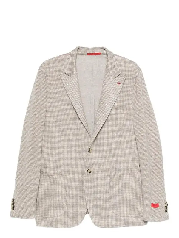 Isaia Neutrals Jackets Blazers - Cream