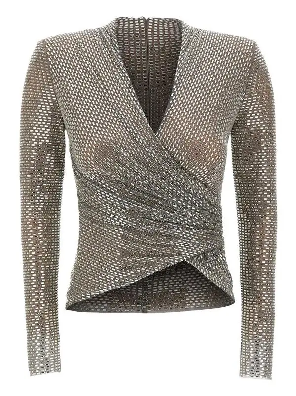 SELF-PORTRAIT Tops Blouses - Silver