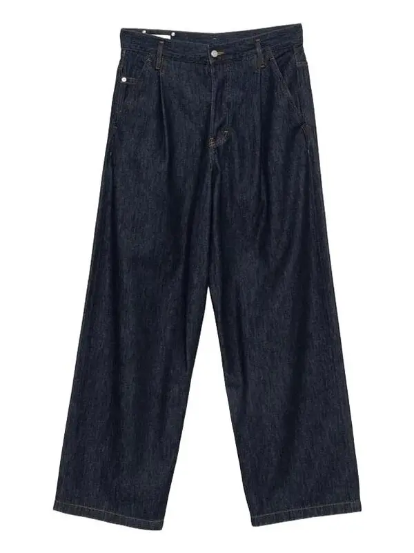 Dries Van Noten Denim Wide-leg Jeans - Blue
