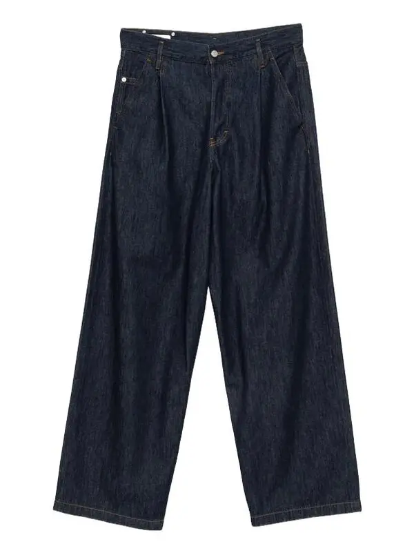 Dries Van Noten Denim Wide-leg Jeans - Blue