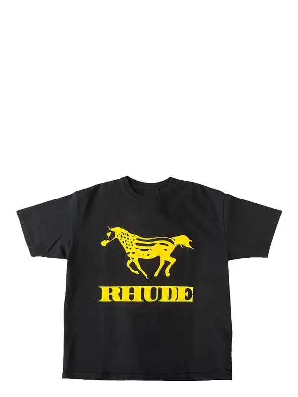 R H U D E T-shirts & Vests T-shirts - Black