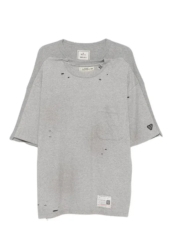 Mihara Yasuhiro Grey T-shirts & Vests T-shirts - Gray