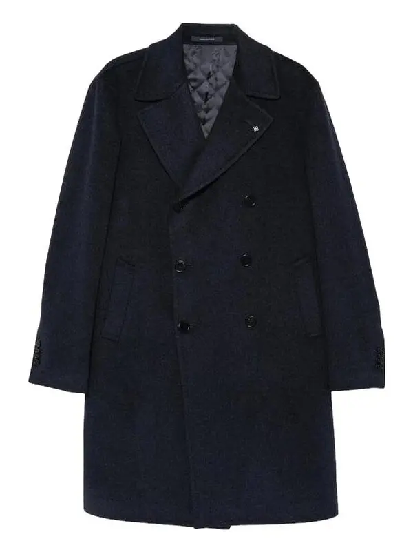 Tagliatore Coats Double Breasted Coats - Blue