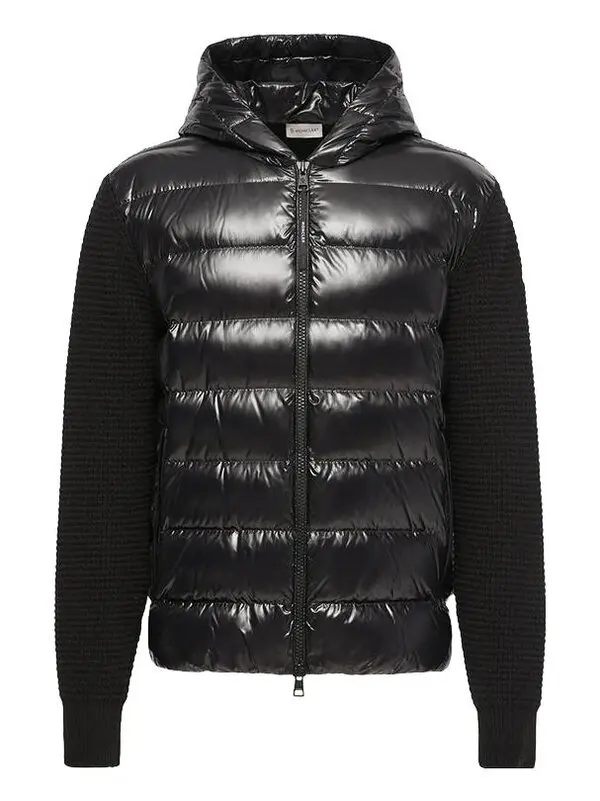 Moncler Jackets Hooded Jackets - Black