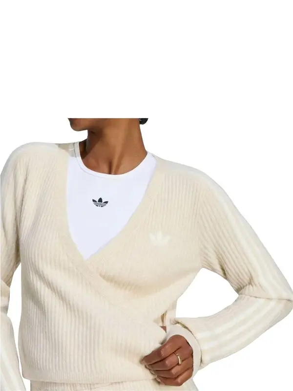 Adidas X Jennie Knitted Wrap Around Cardigan Asia Sizing - Bliss