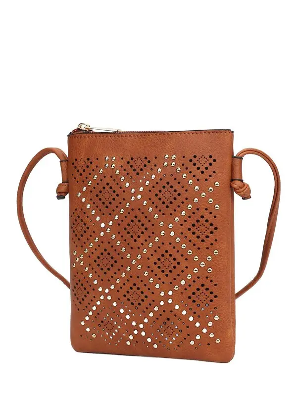MKF COLLECTION BY MIA K. Leysha Crossbody Bag - Brown