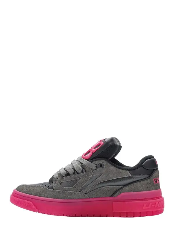 LI-NING Badfive Rookie Low X Whoosis 'grey Pink - Grey/pink