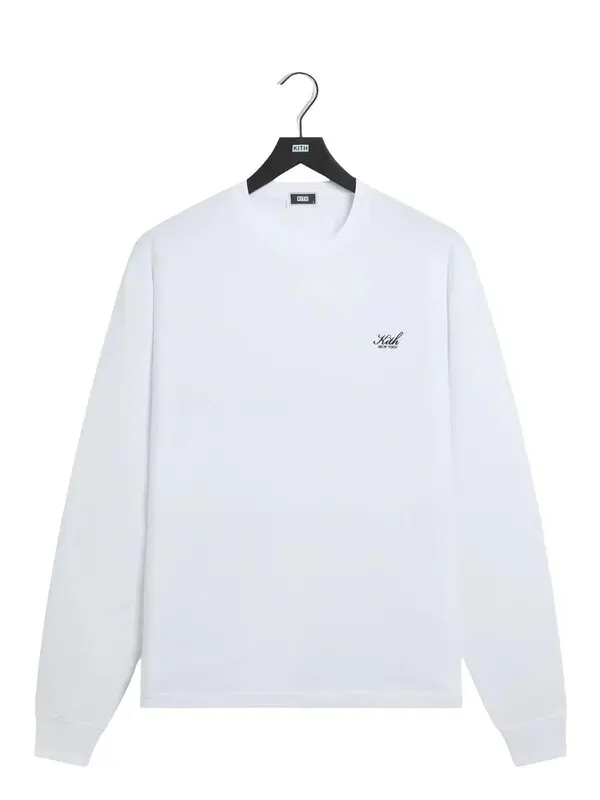 Kith Long Sleeve Lax T-shirt - White