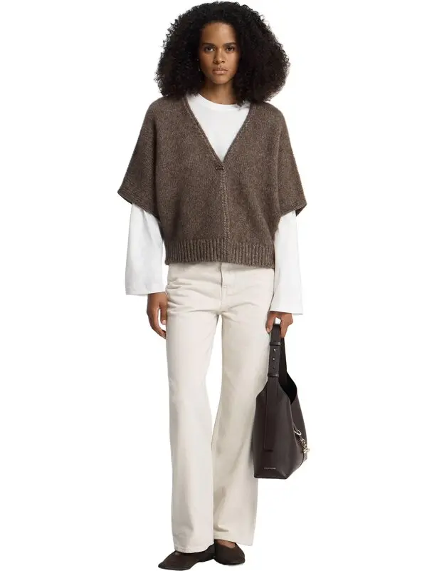 Strathberry Portobello Cardigan - Brown
