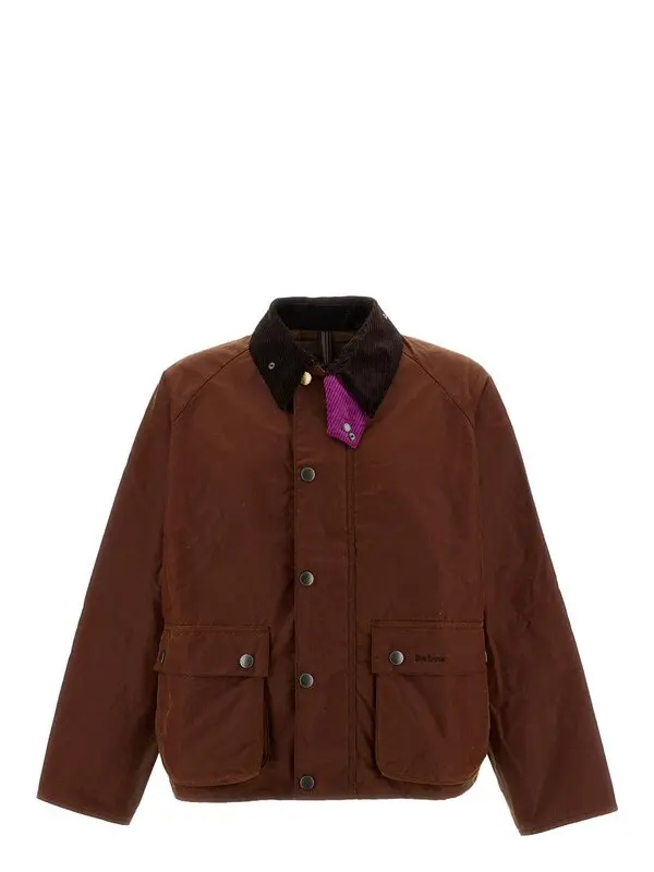 Barbour X Paul Smith Giacca Transport Wax - Marrone