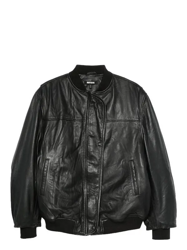 ROTATE BY BIRGER CHRISTENSEN Jackets Leather Jackets - Black
