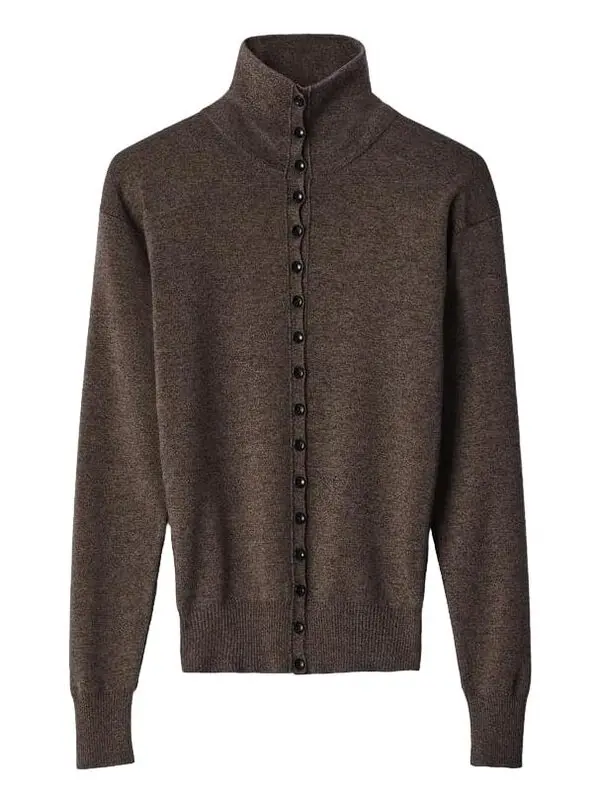 LEMAIRE Tops Cardigans - Brown