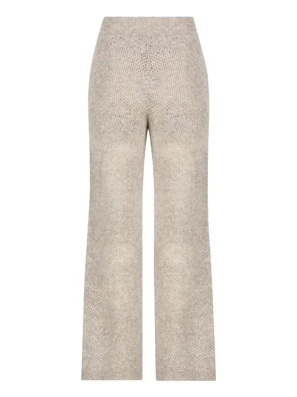 Brunello Cucinelli Neutrals Trousers Track Pants - Cream