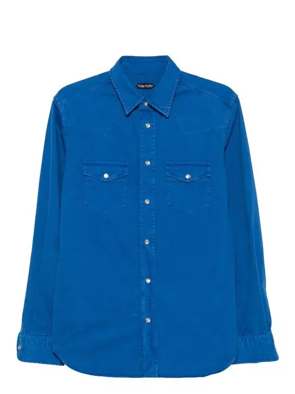 TOM FORD Shirts - Blue