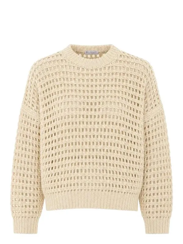 Brunello Cucinelli Neutrals Knitwear Jumpers - Cream