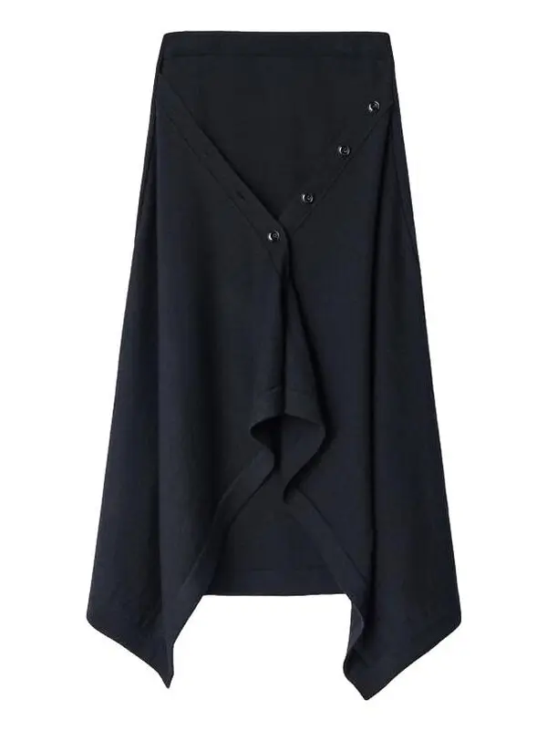 LEMAIRE Skirts Asymmetric & Draped Skirts - Black