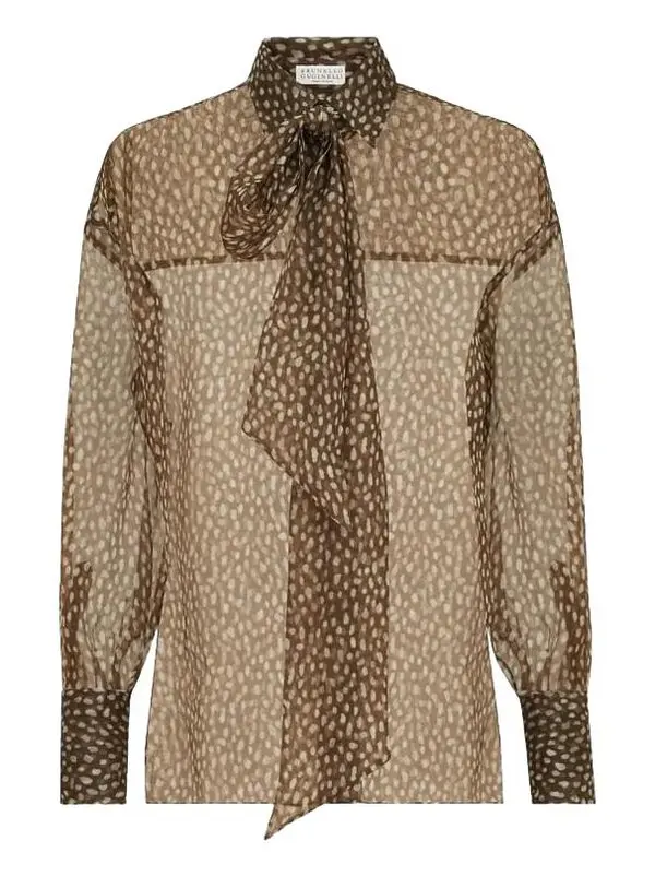 Brunello Cucinelli Tops Shirts - Brown