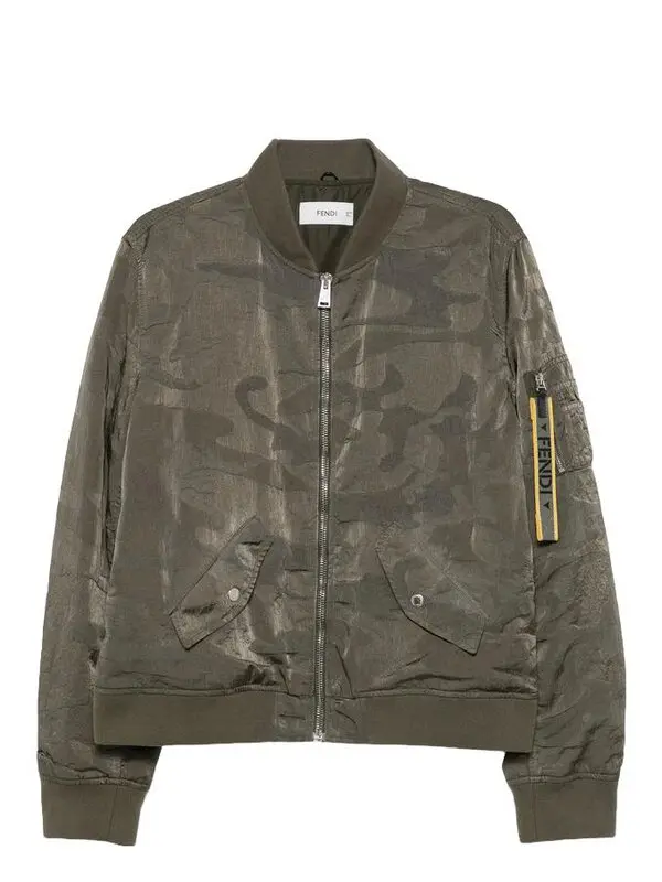 Fendi Jackets Bomber Jackets - Green