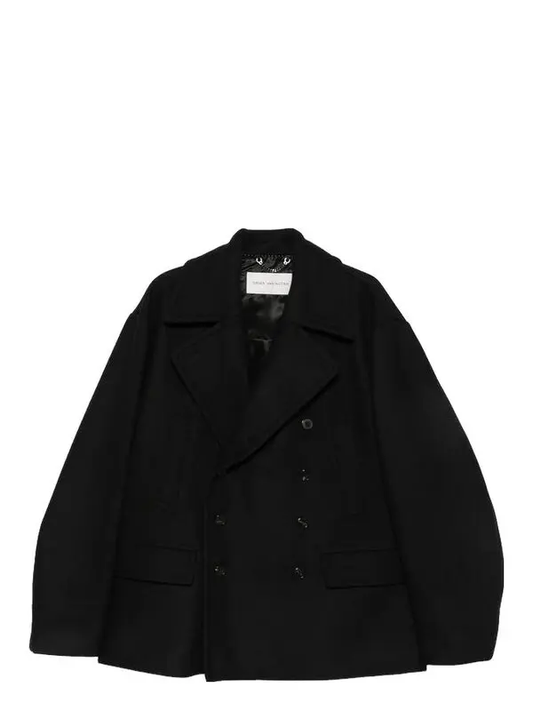 Dries Van Noten Coats Peacoats - Black