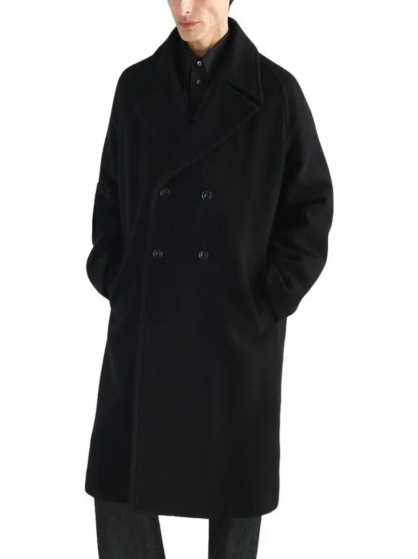 LEMAIRE Coats Single Breasted Coats - Black