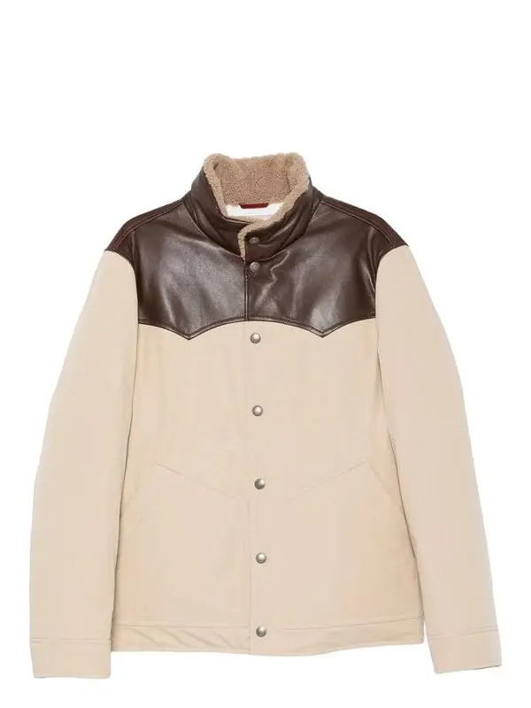 Brunello Cucinelli Neutrals Jackets Padded & Down Jackets - Cream