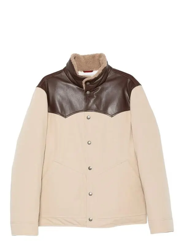 Brunello Cucinelli Neutrals Jackets Padded & Down Jackets - Cream