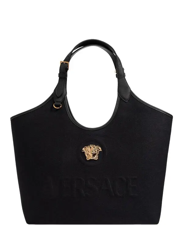 Versace Tote Bags - Black