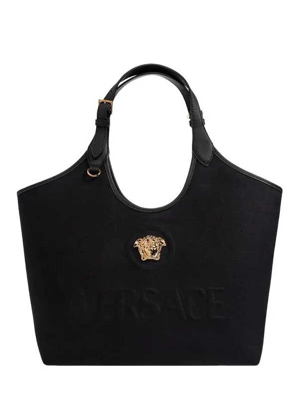 Versace Tote Bags - Black