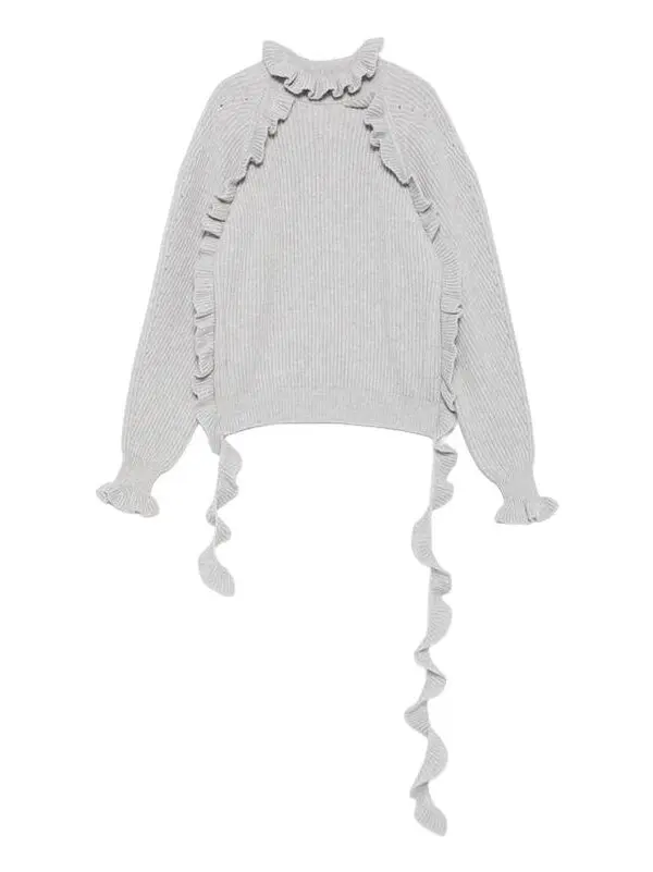 Blumarine Grey Knitwear Jumpers - Gray