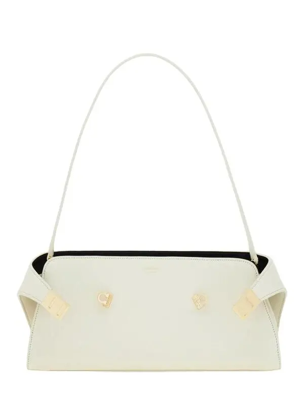 FERRAGAMO Neutrals Shoulder Bags - Cream