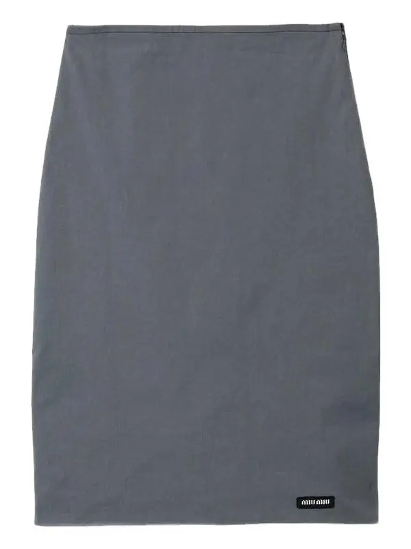 Miu Miu Grey Skirts Pencil Skirts - Gray